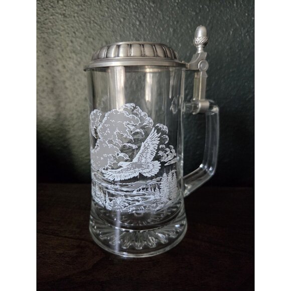 James Meger | Dining | Vintage James Meger Bald Eagle Embossed Pewter ...